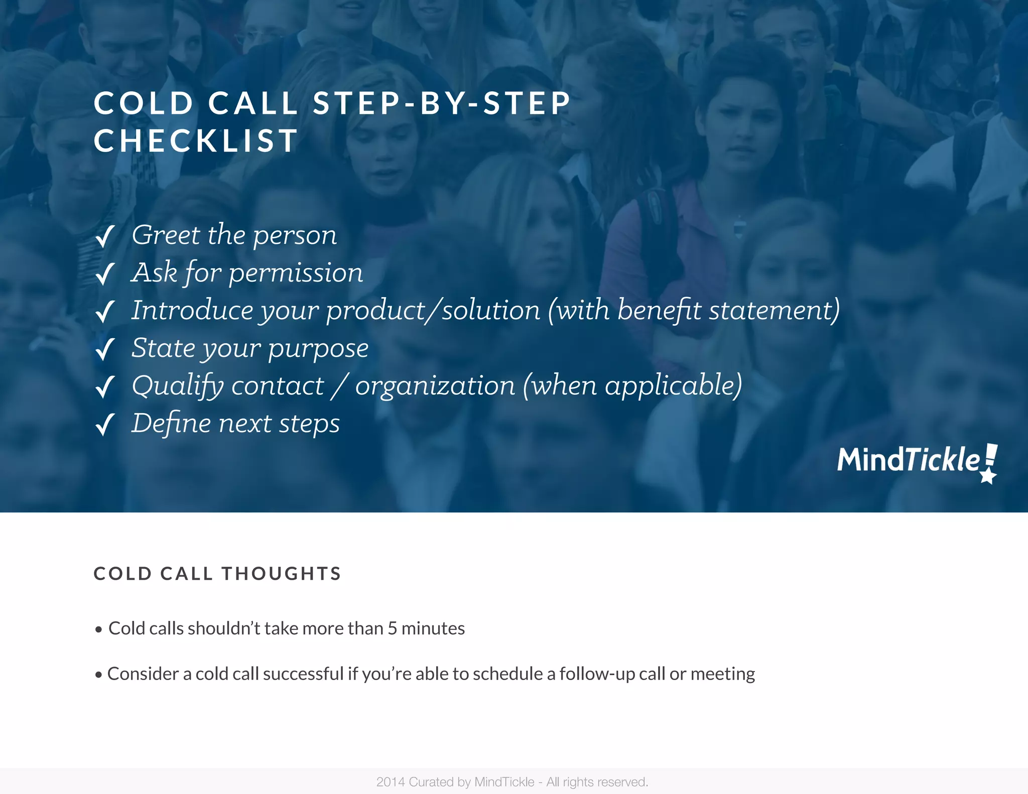 Step-by-step Cold Calling Checklist | PDF