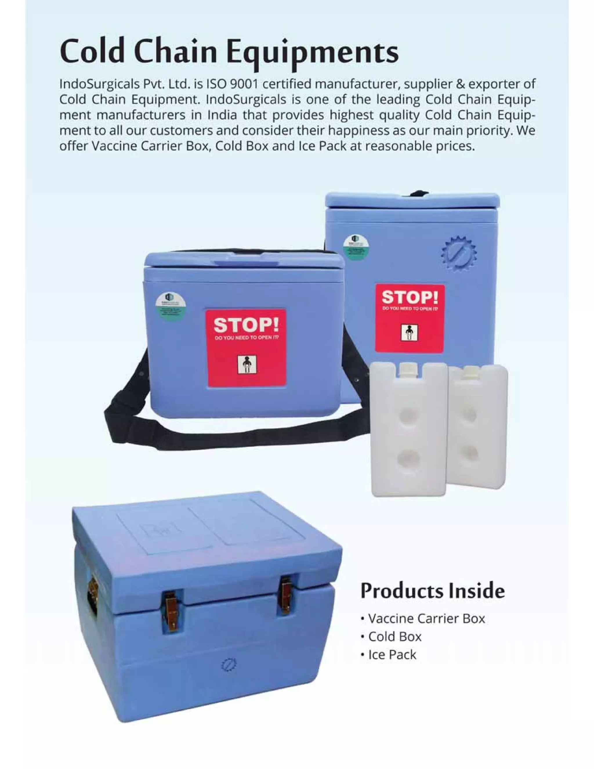 Cold Chain Equipment | PDF