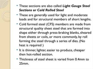 Cold-Formed-Steel-Sections Ahmed gad .pptx