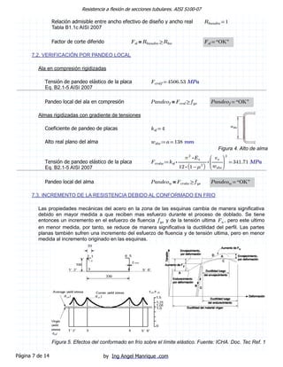 COLD-FORMED STEEL N4. Resistencia a flexión de secciones tubulares ...