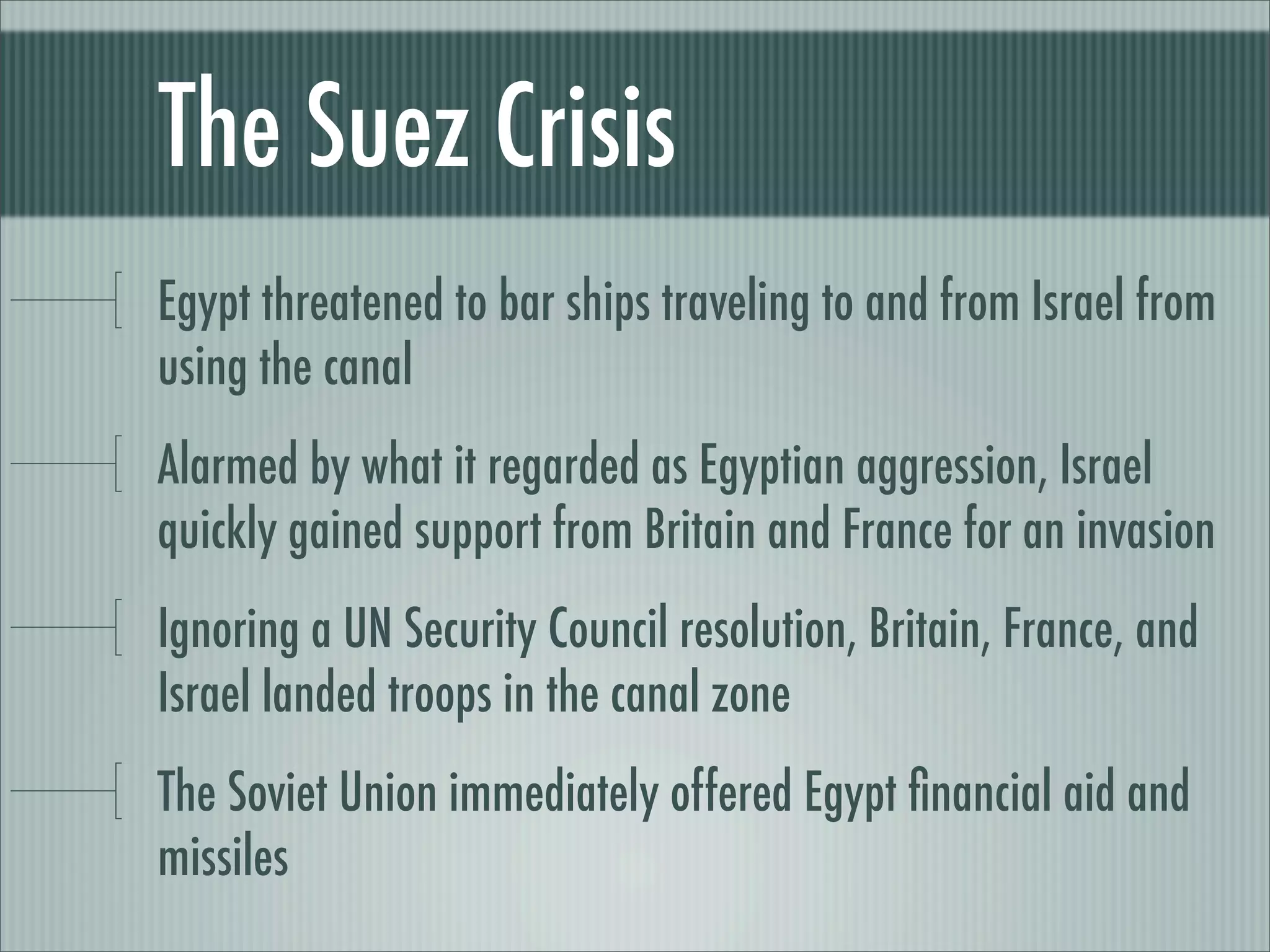 Cold War 3 Suez, Cuban Missile Crisis | PDF
