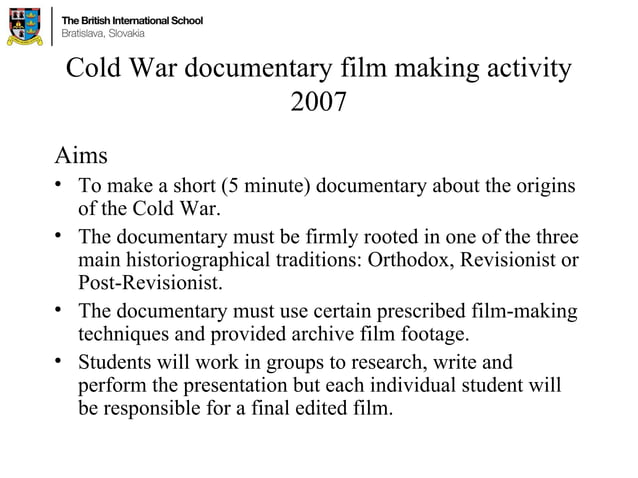 Cold War Documentary | PPT