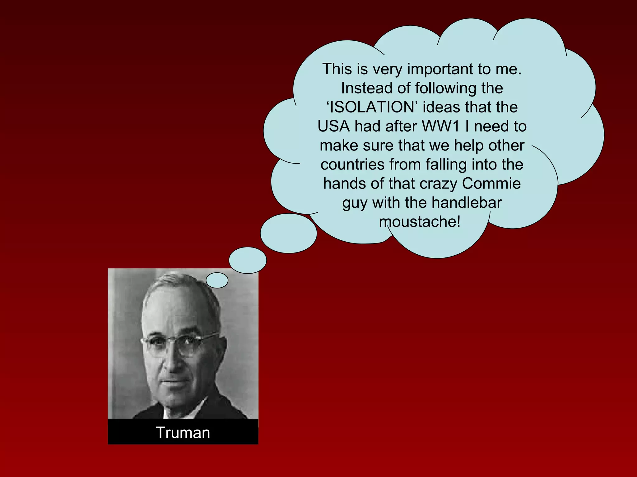 COLD WAR: How did the USA try and [prevent the spread of Communism? | PPT