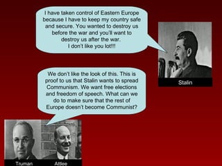 COLD WAR: How did the USA try and [prevent the spread of Communism? | PPT