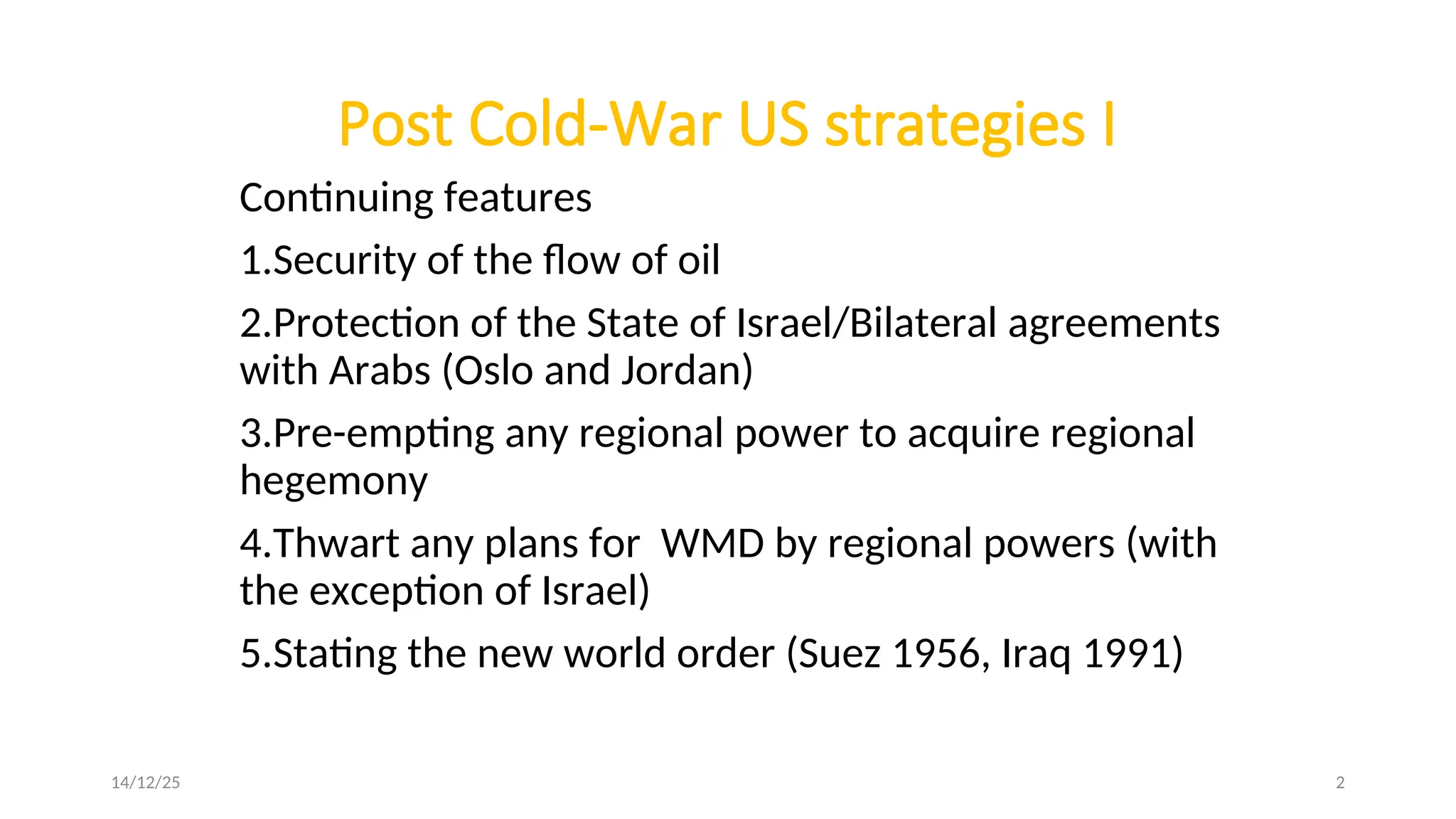 Cold-War Geopolitics NEW mideast stine.ppt