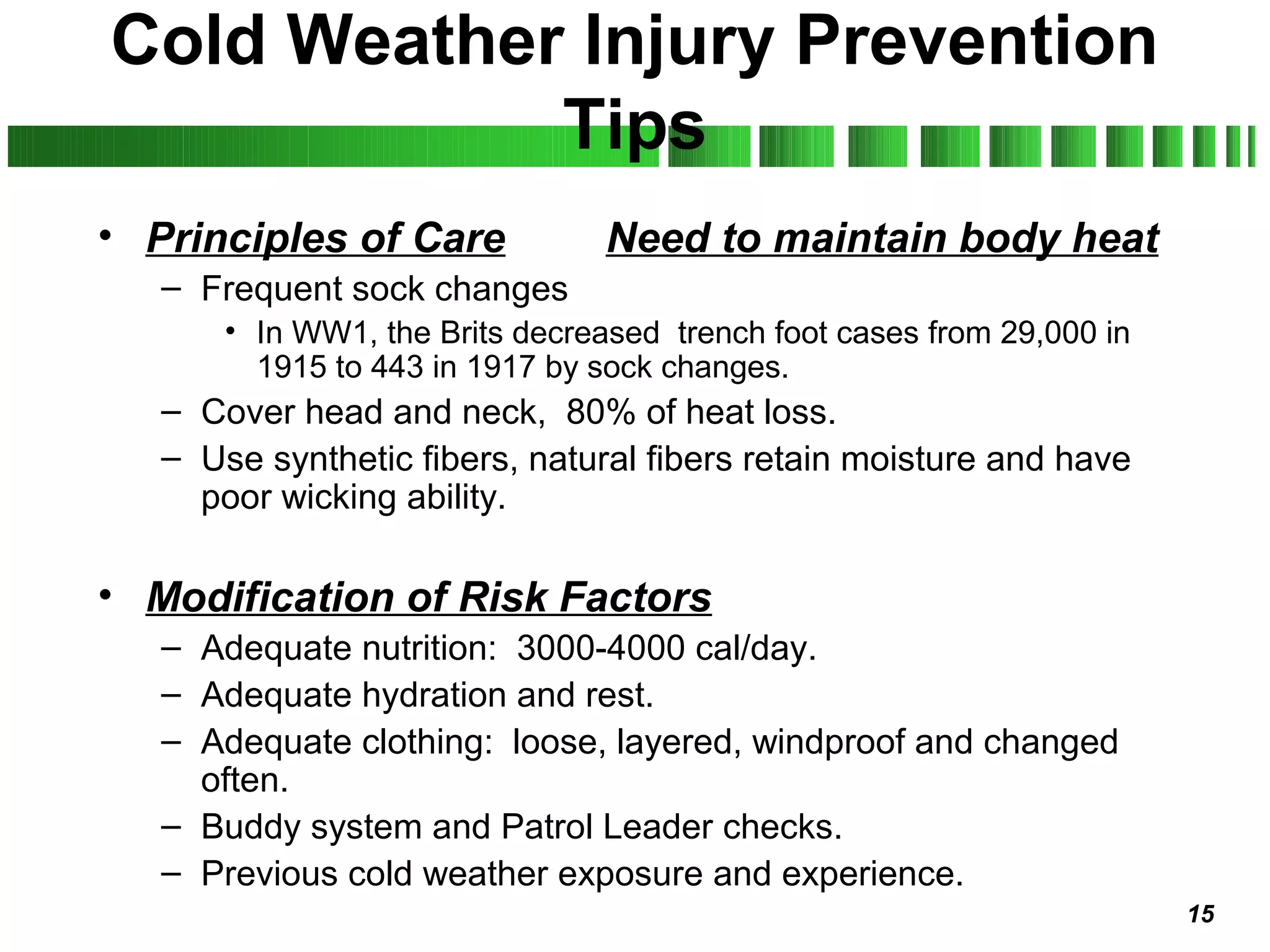 Cold weather-safety extensive power point | PPT