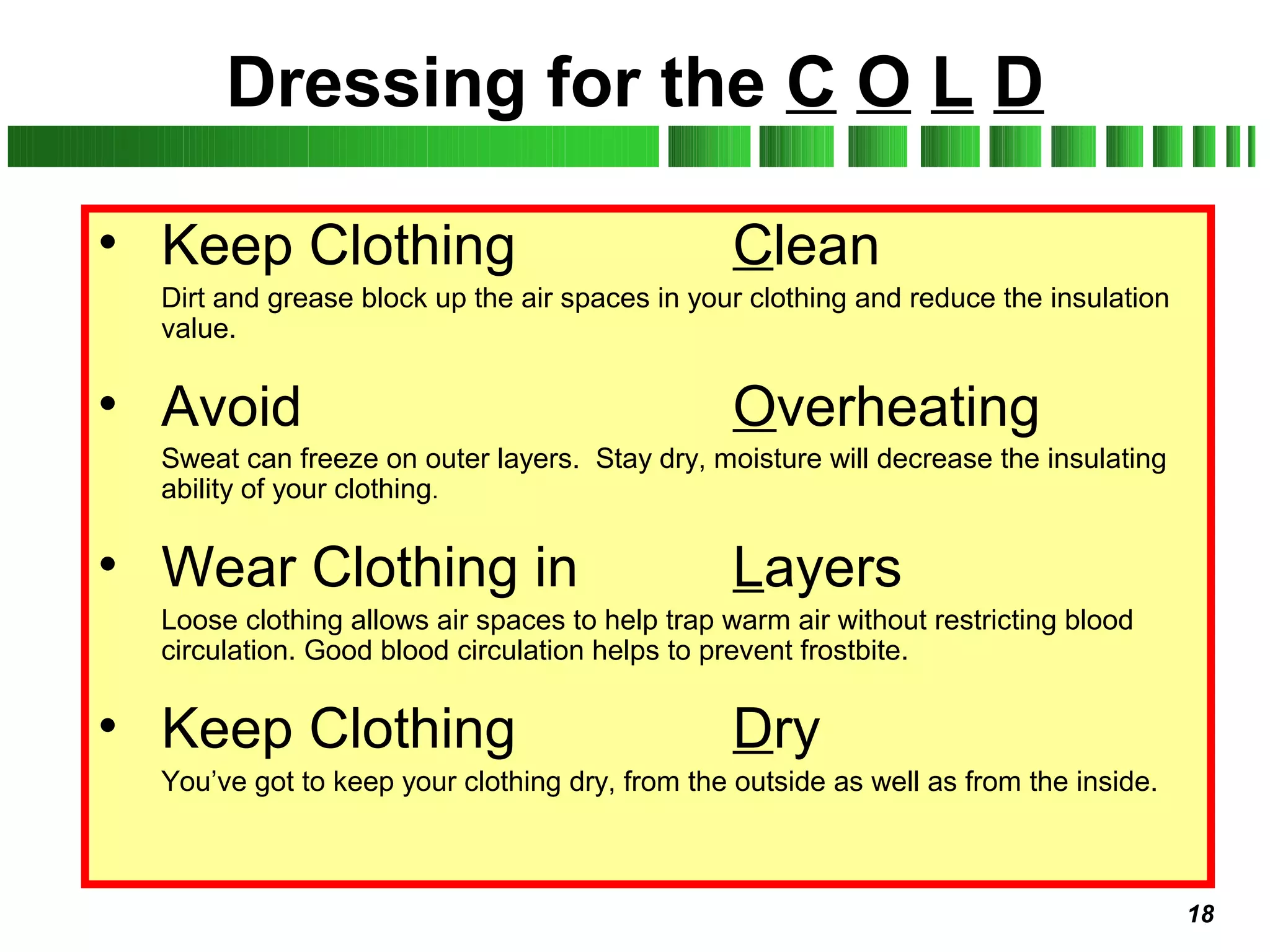 Cold weather-safety extensive power point | PPT