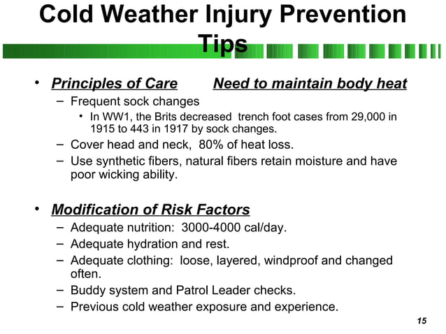 Cold weather-safety extensive power point | PPT