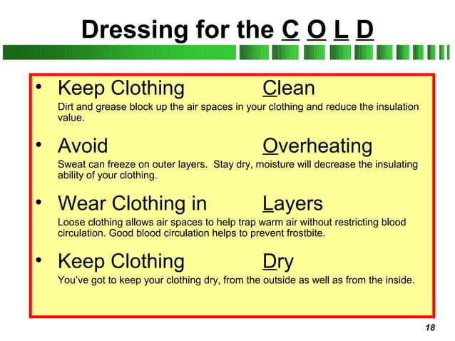 Cold weather-safety extensive power point | PPT