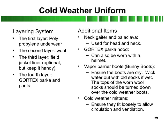 Cold weather-safety extensive power point | PPT