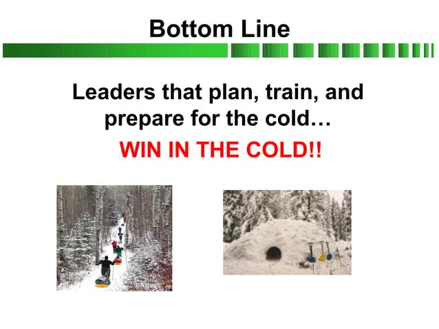 Cold weather-safety extensive power point | PPT