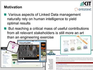 Crowdsourcing tasks in Linked Data management | PPT
