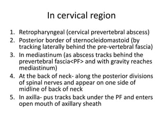 Cold abscess sites | PPTX
