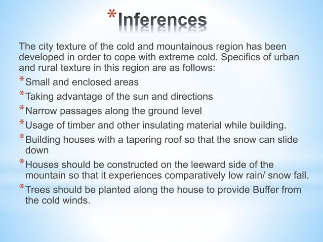 Cold and dry climate | PPT