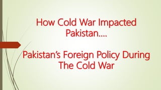 Cold and post cold war | PPSX