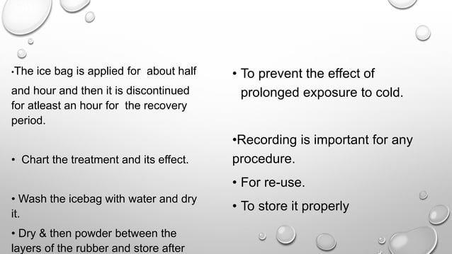 COLD APPLICATION.pptx | Blood Disorders | Diseases and Conditions