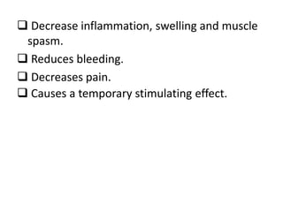 Cold application converted | PDF