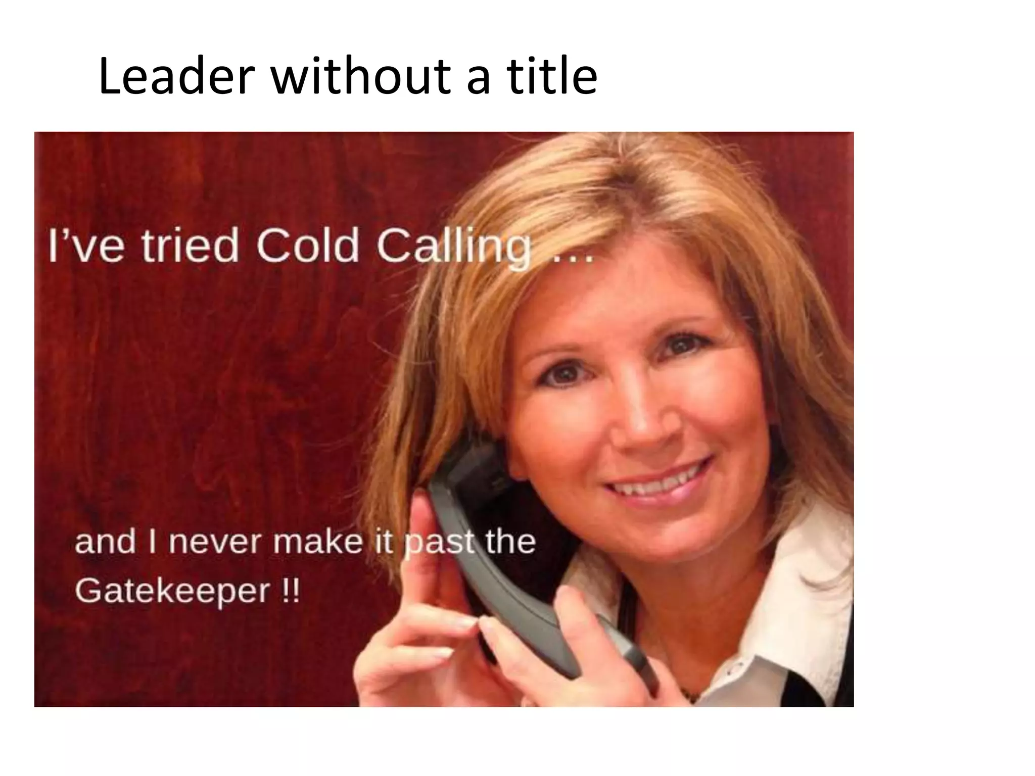 Cold calling techniques | PPTX