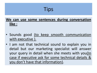 Cold calling training tips | PPTX