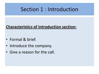 Cold calling training tips | PPTX