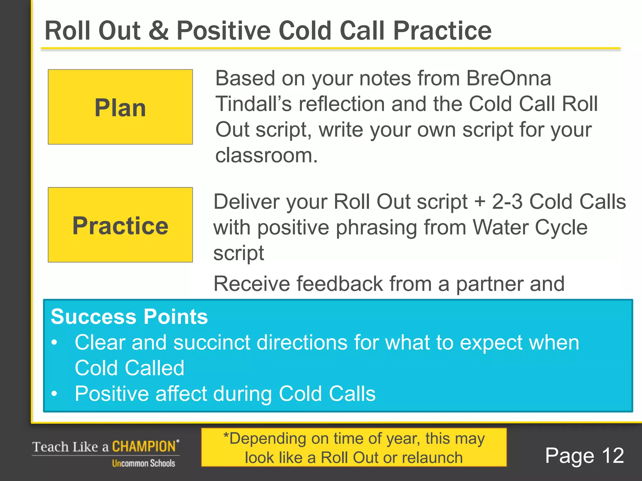 Cold Call Plug and Play | PPTX