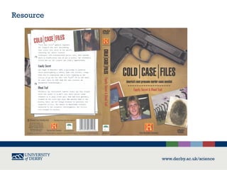 Cold case tv for teaching forensics | PDF