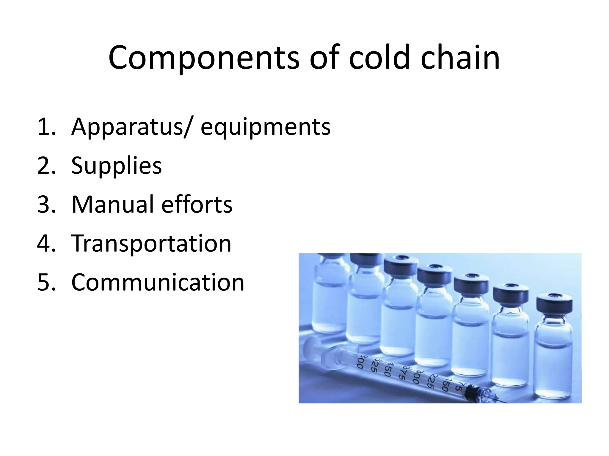 Cold chain | PPTX