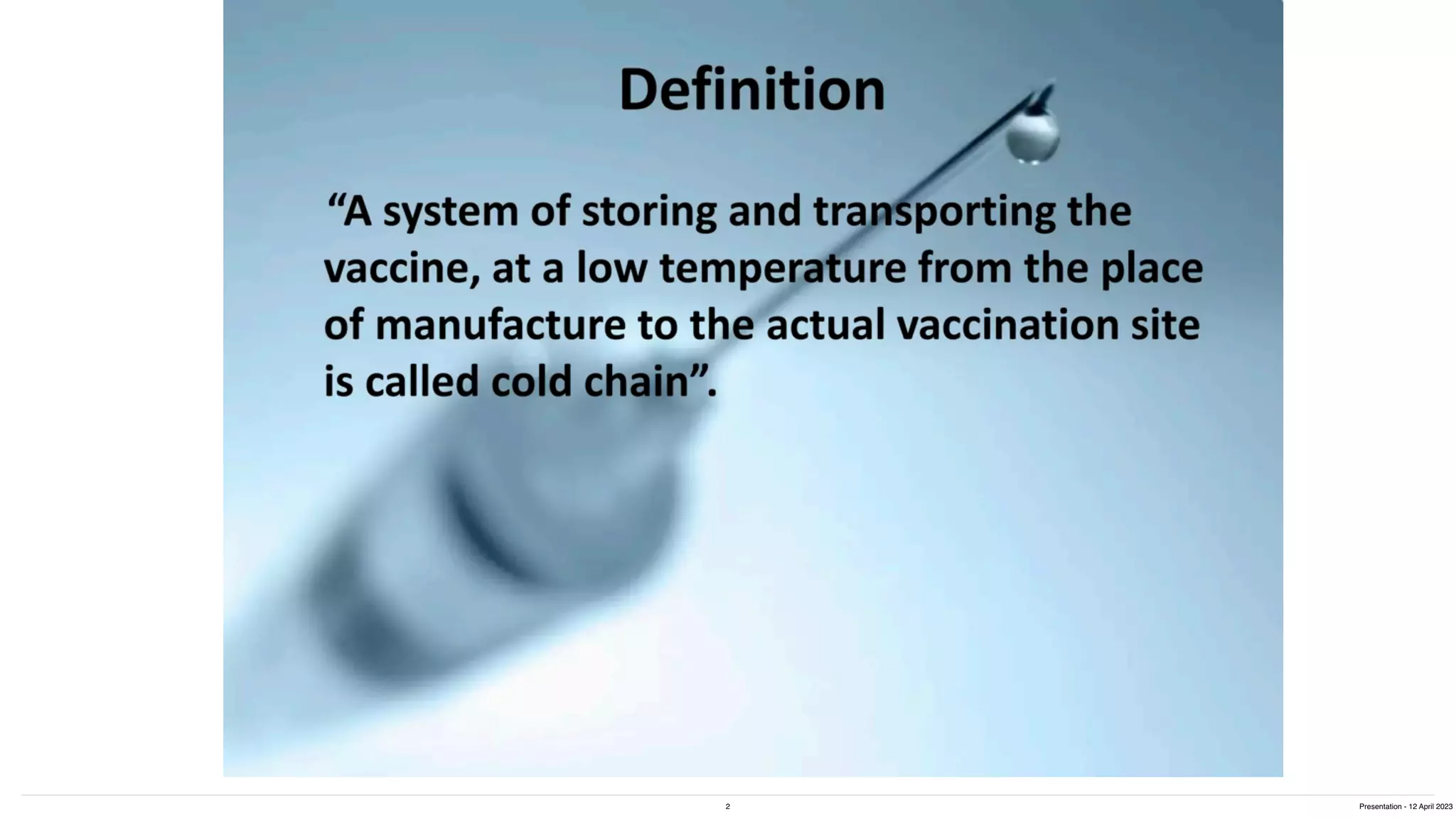 Cold chain | PDF
