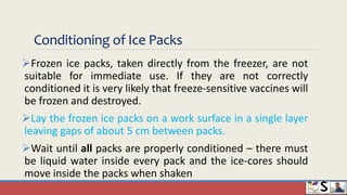 Cold chain in vaccination in english | PPT