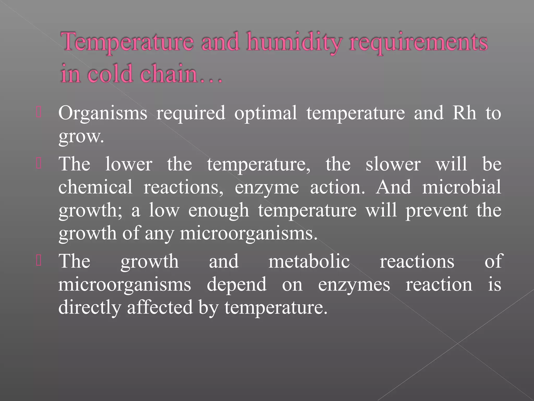 Cold chain management | PPT