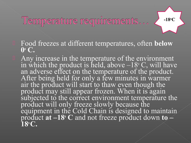 Cold chain management
