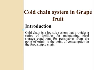 Cold chain of zahed | PPTX