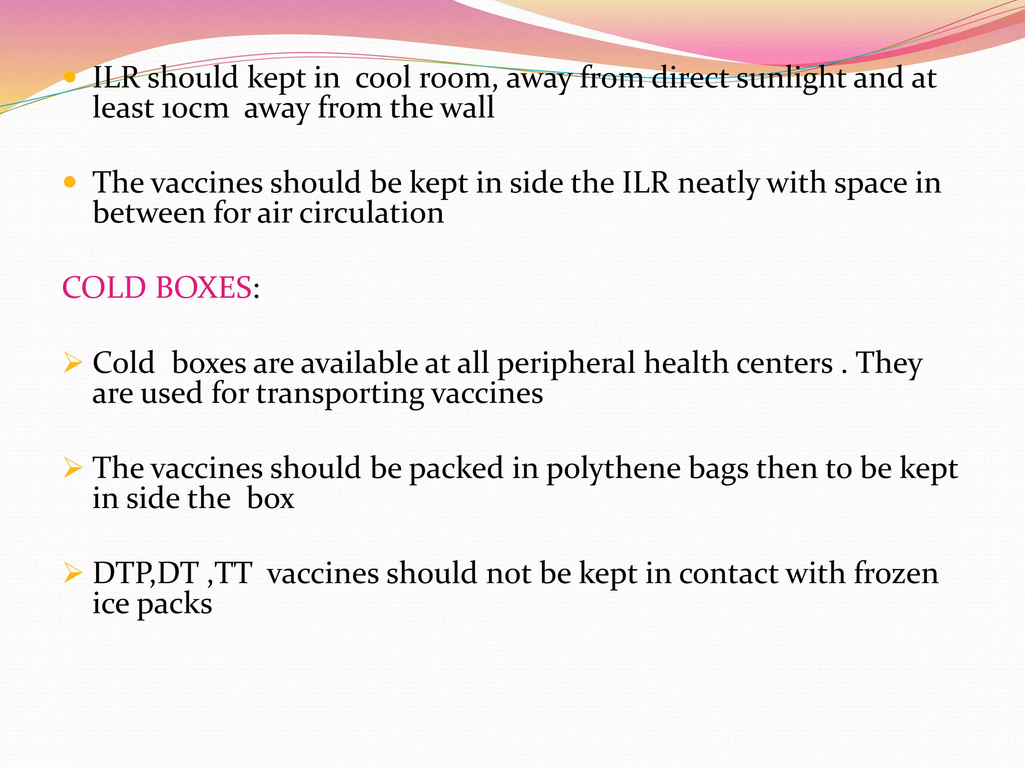 Cold chain ppt | PPTX