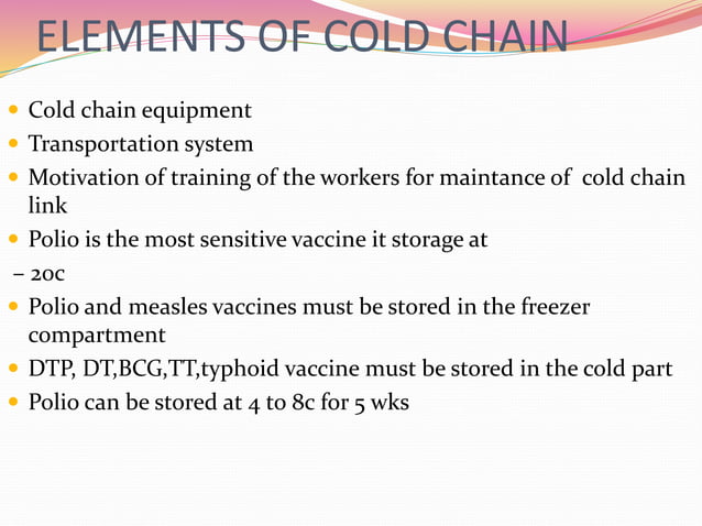 Cold chain ppt | PPTX