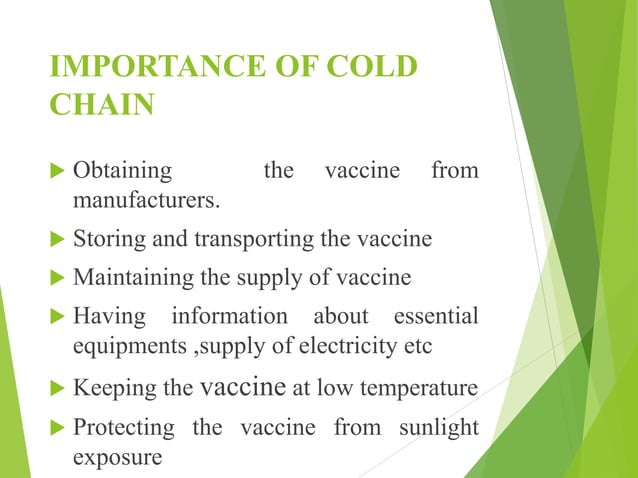 COLD CHAIN PPT.pptx | Infectious Diseases | Diseases and Conditions