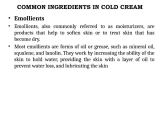 Preparation and Evaluation of Cold Cream.pptx