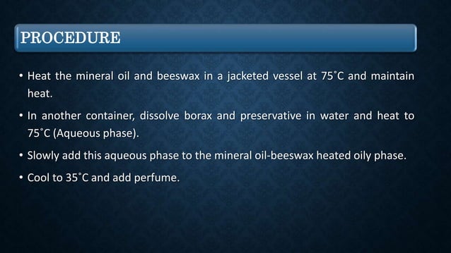 Cold cream vanishing cream | PPTX