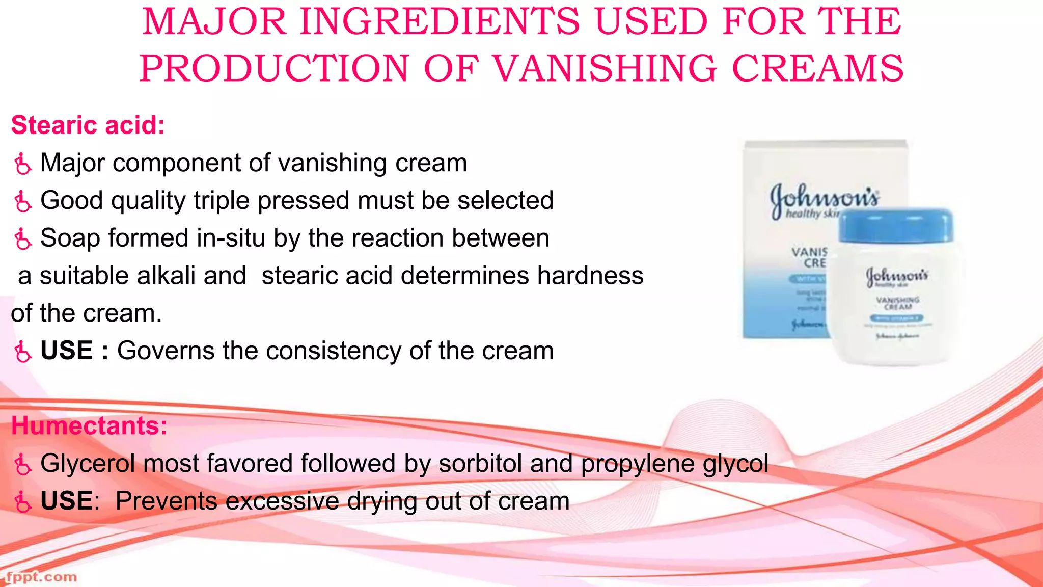 Cold cream & vanishing cream | PPTX