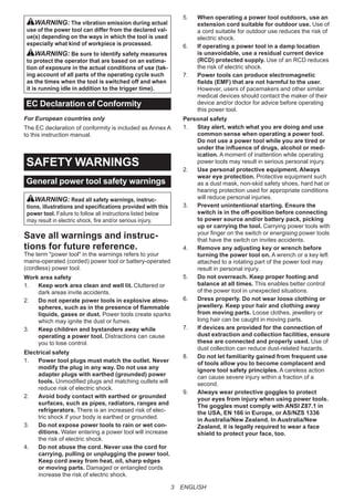 Makita cold cut manual | PDF | First Aid | Injuries