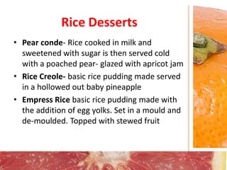 Cold desserts | PPSX