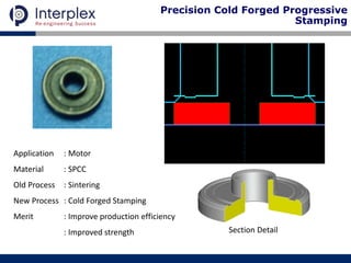 Cold Forging | Precision Cold Forged Progressive Stamping | PDF