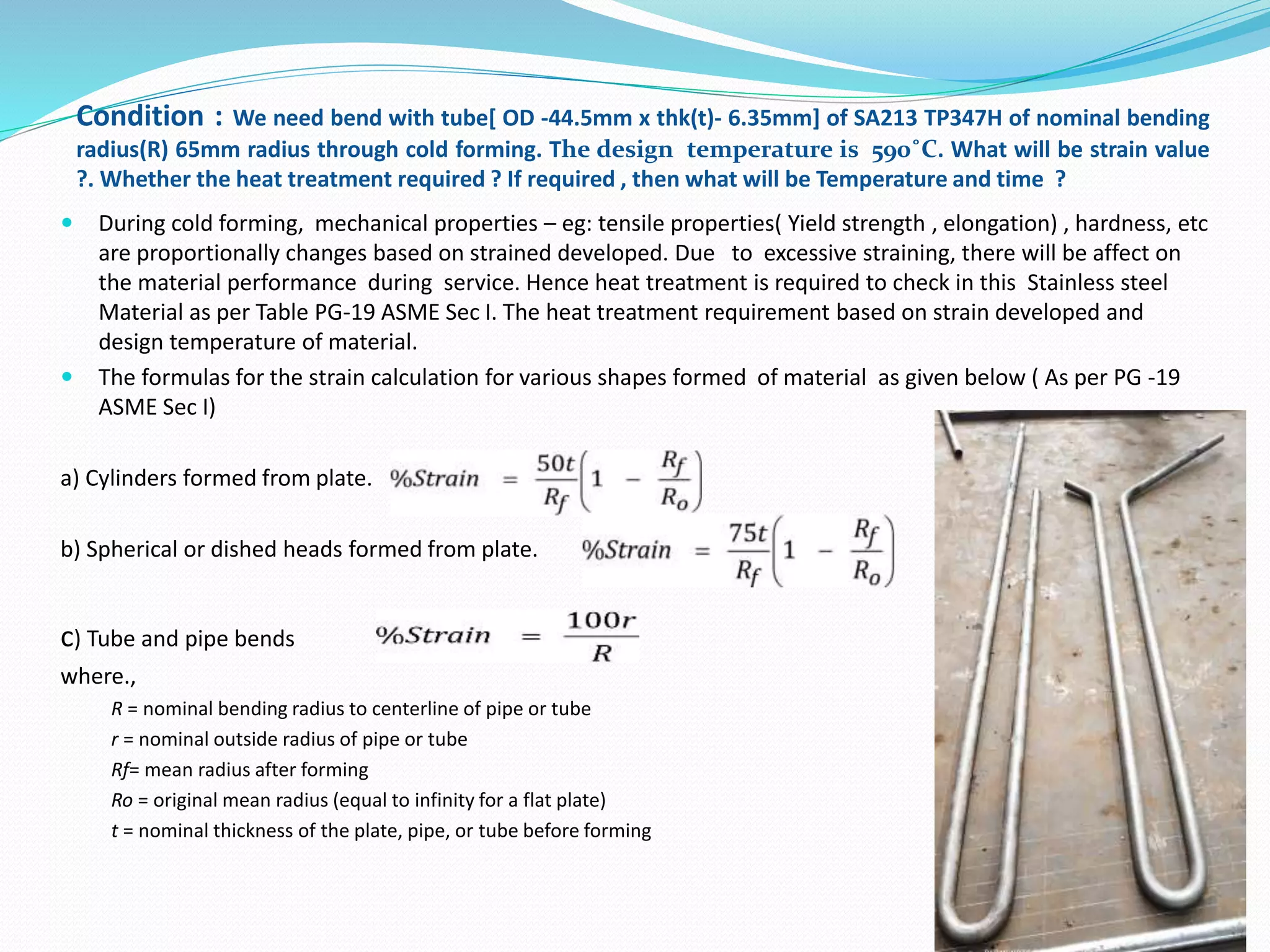 Cold forming of austenitic stainless steel tubes | PPT