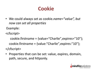 ColdFusion 10 CFScript Enhancements | PPT