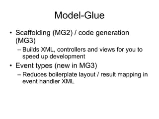 ColdFusion framework comparison | PPT