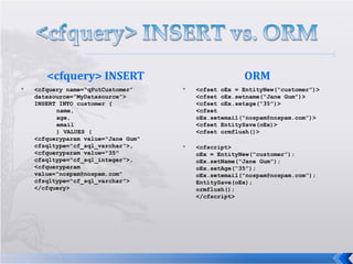 ColdFusion ORM | PPS