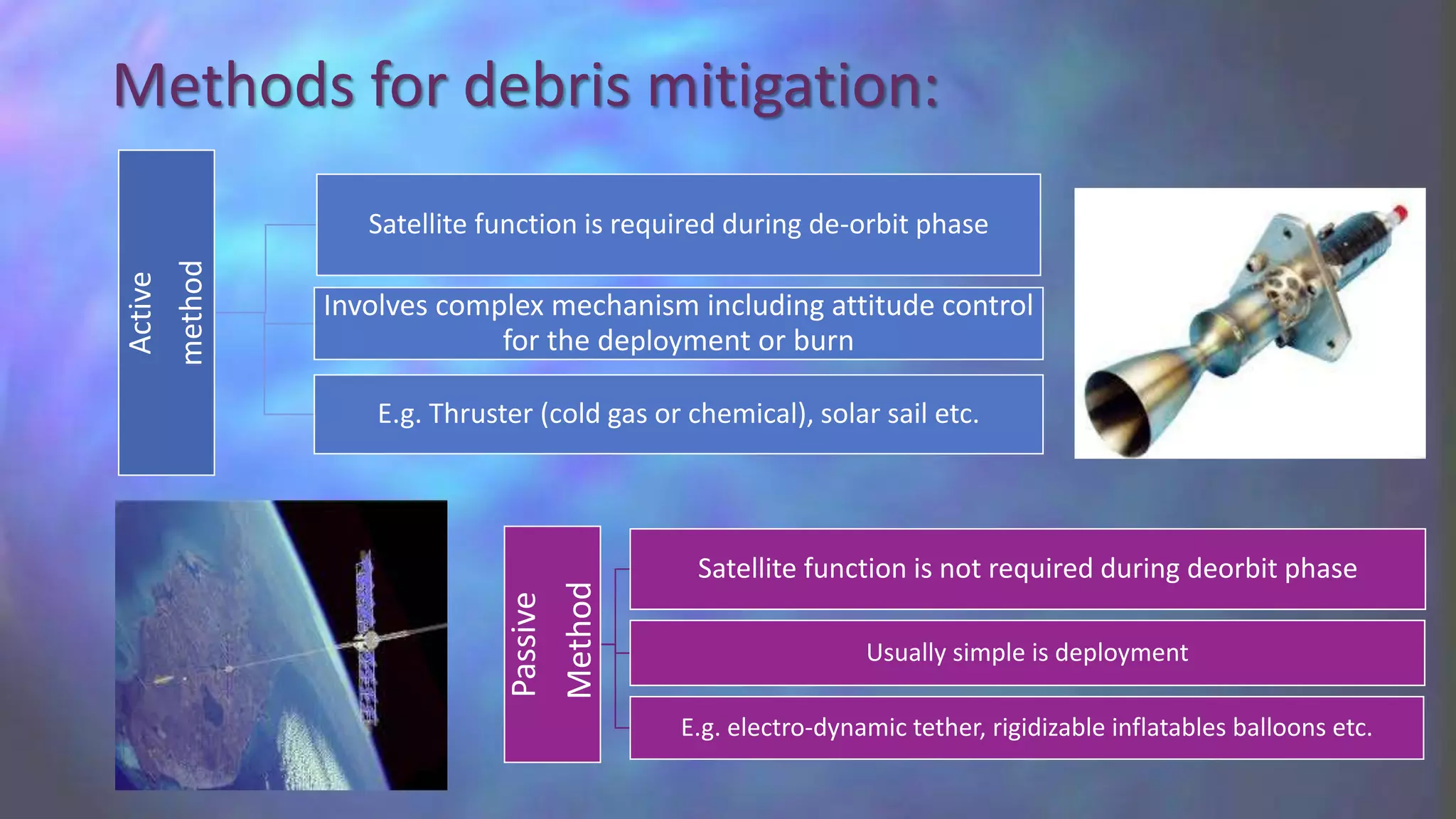Cold gas thruster to de orbit nano satellite | PPTX