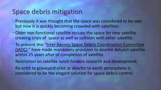 Cold gas thruster to de orbit nano satellite | PPTX