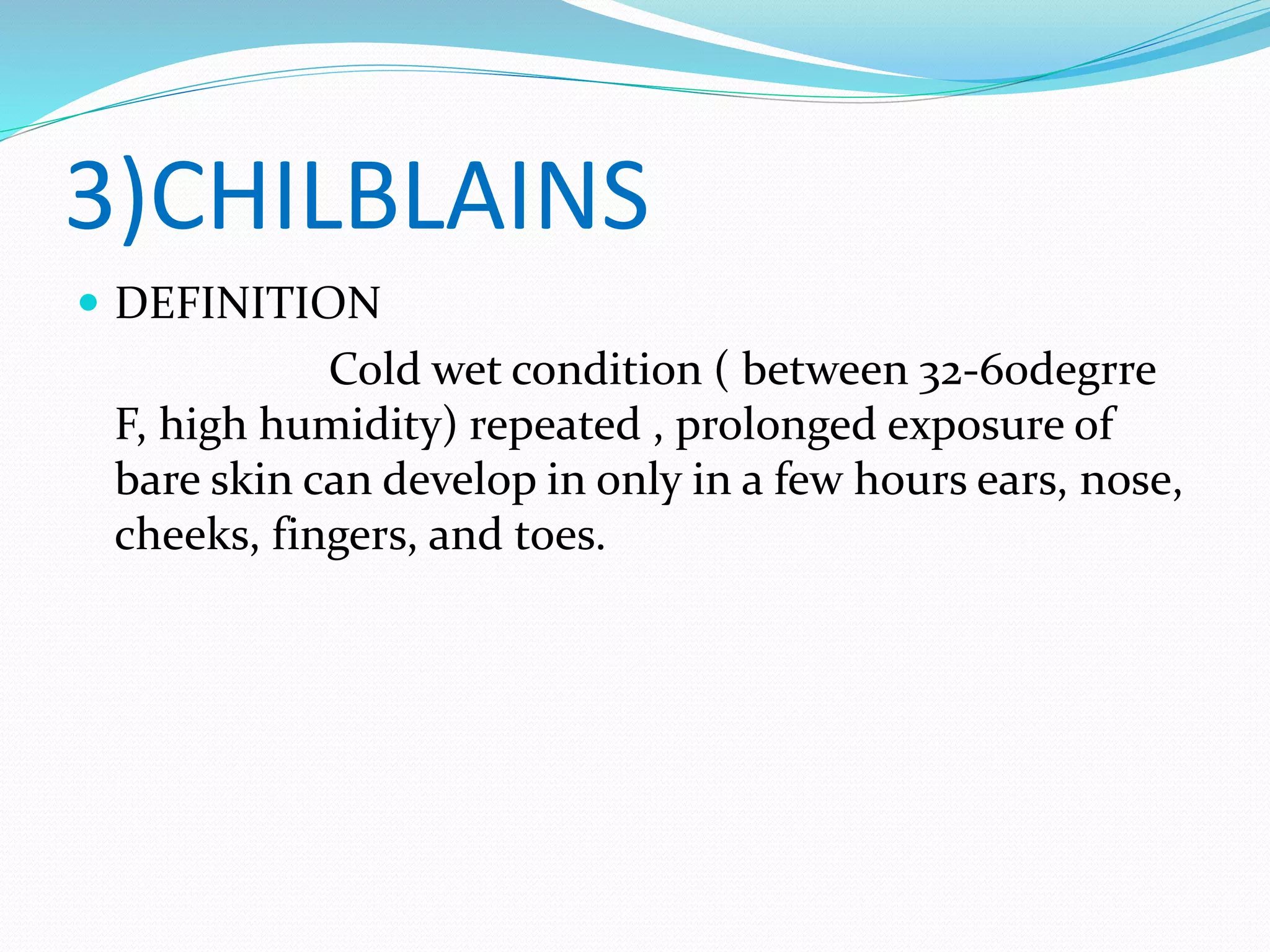 Cold injury | PPTX