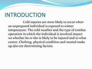 Cold injury | PPTX