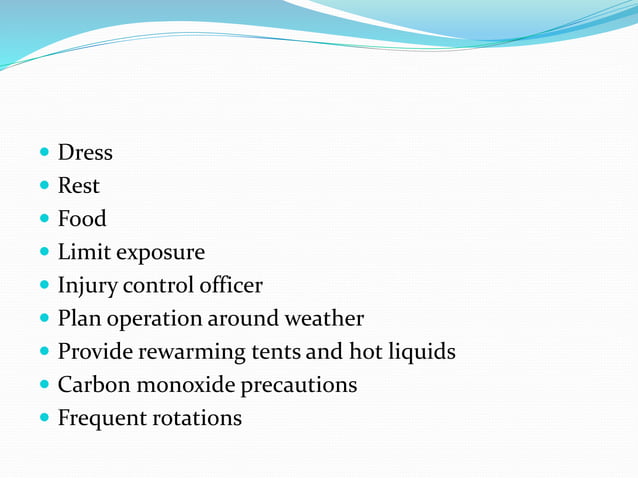 Cold injury | PPTX | First Aid | Injuries